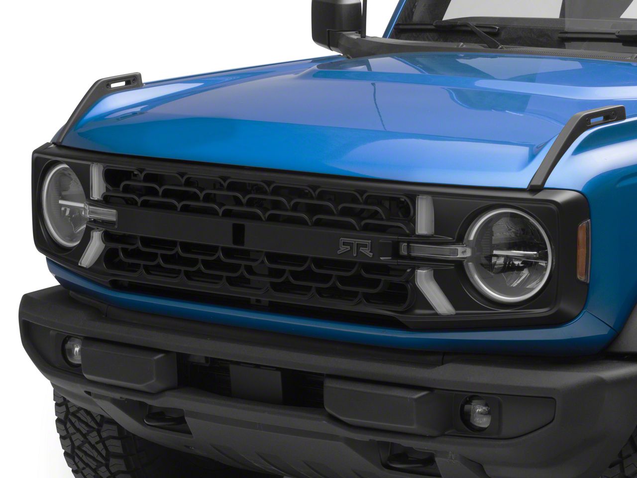 RTR Bronco Grille with Signature LED Lighting; 360 Degree Camera ...