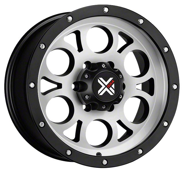 DX4 Wheels Bronco TUFF Flat Black Machined 6-Lug Wheel; 16x8.5; -6mm ...