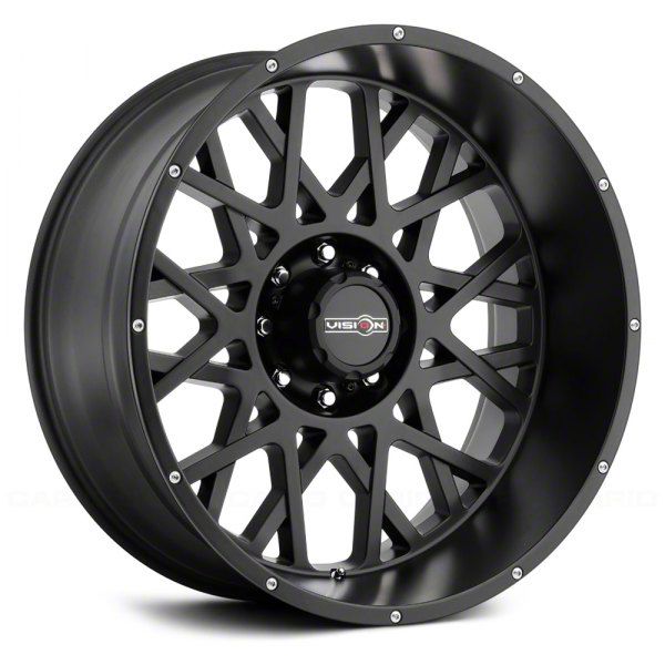 Vision Off-Road Bronco Rocker Satin Black 6-Lug Wheel; 18x9; 12mm ...