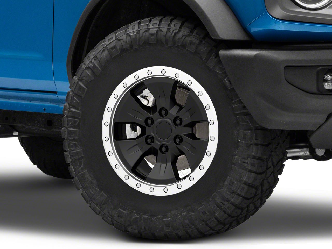 American Trucks Wheels Bronco Gen2 Raptor Beadlock Style Matte Black 6 ...