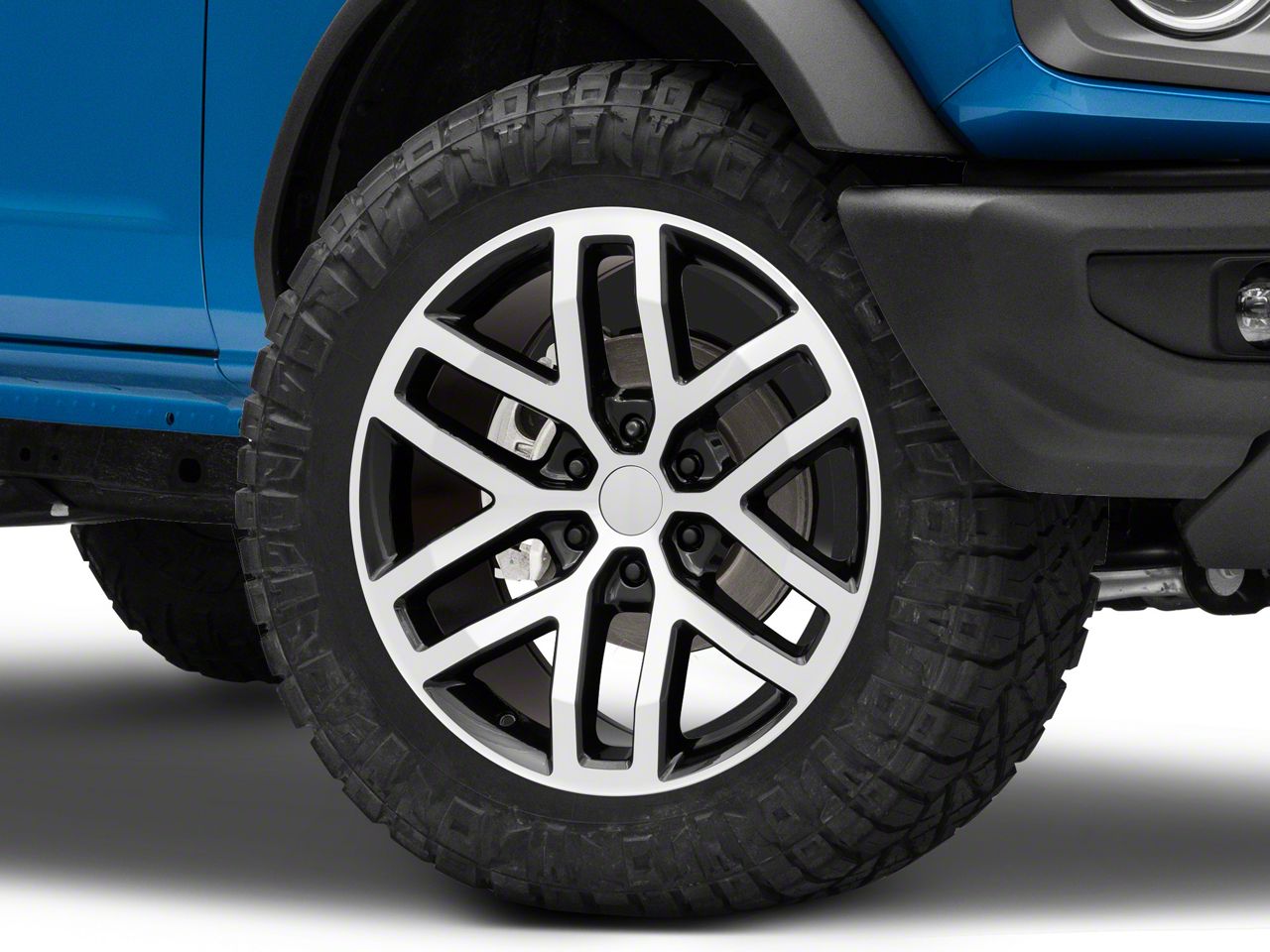 Voxx Replica Bronco GEN2 Raptor Style Gloss Black Machined 6-Lug Wheel ...