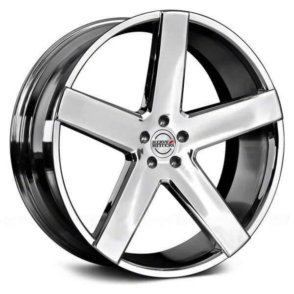 Heavy Hitters Bronco HH15 Tru Chrome 6-Lug Wheel; 22x9.5; 30mm Offset ...