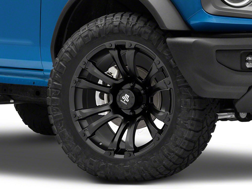 Mammoth Madness Matte Black 6-Lug Wheel; 20x10; -18mm Offset (22-25 ...