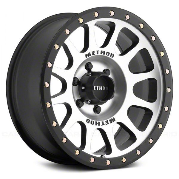 Method Race Wheels Bronco MR305 NV Matte Black Machined 6-Lug Wheel ...