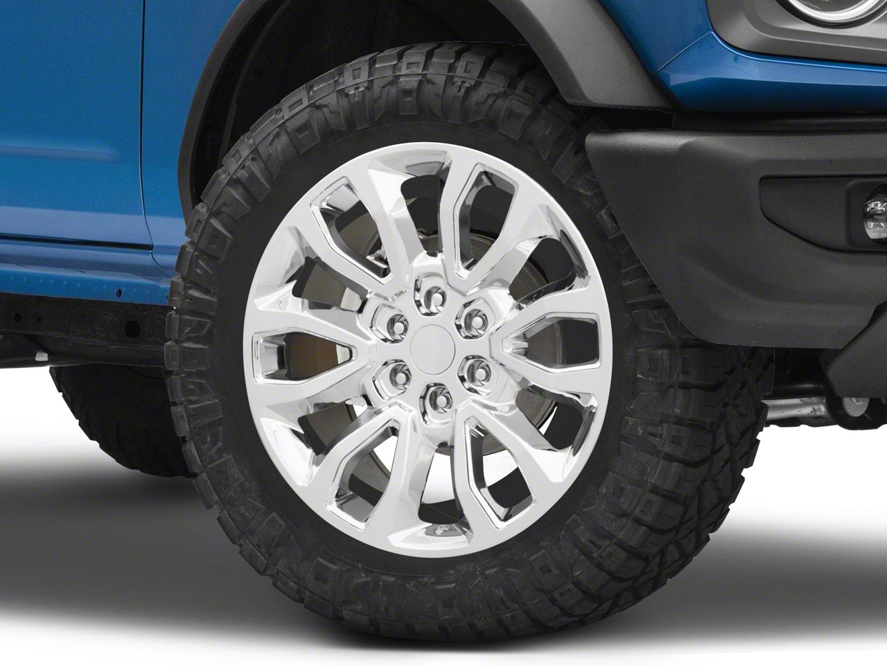 Bronco Raptor Style Chrome 6-Lug Wheel; 20x9; 30mm Offset (22-23 Bronco ...