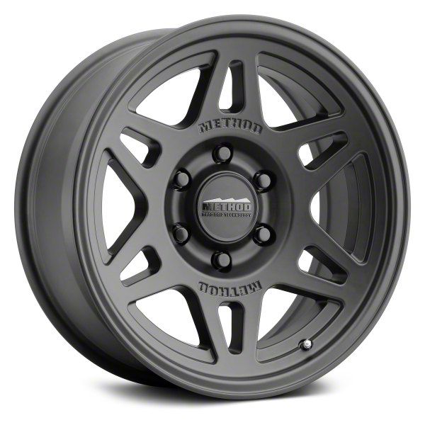 Method Race Wheels Bronco MR706 Bead Grip Matte Black 6-Lug Wheel; 18x9 ...