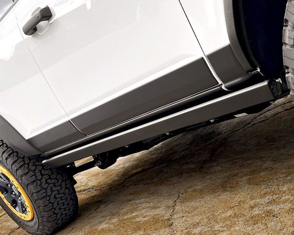 Air Design Bronco Grand Armadillo Door Rocker Panels; Satin Black ...