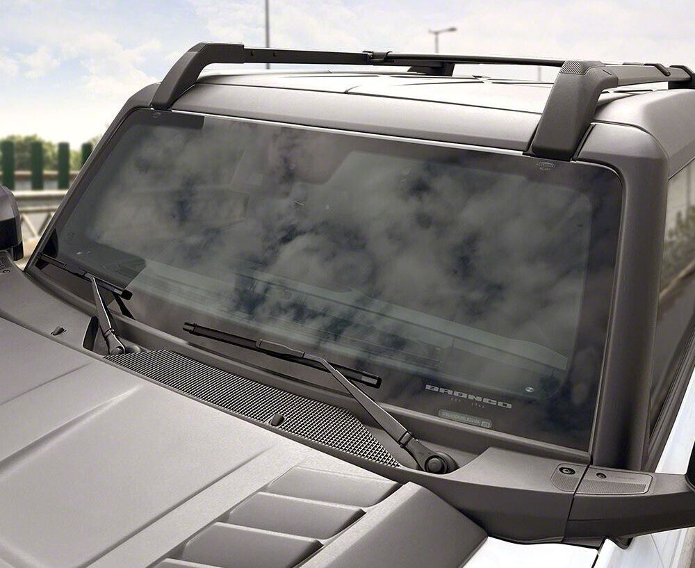 Air Design Bronco Grand Armadillo Front Windshield Frame; Satin Black ...