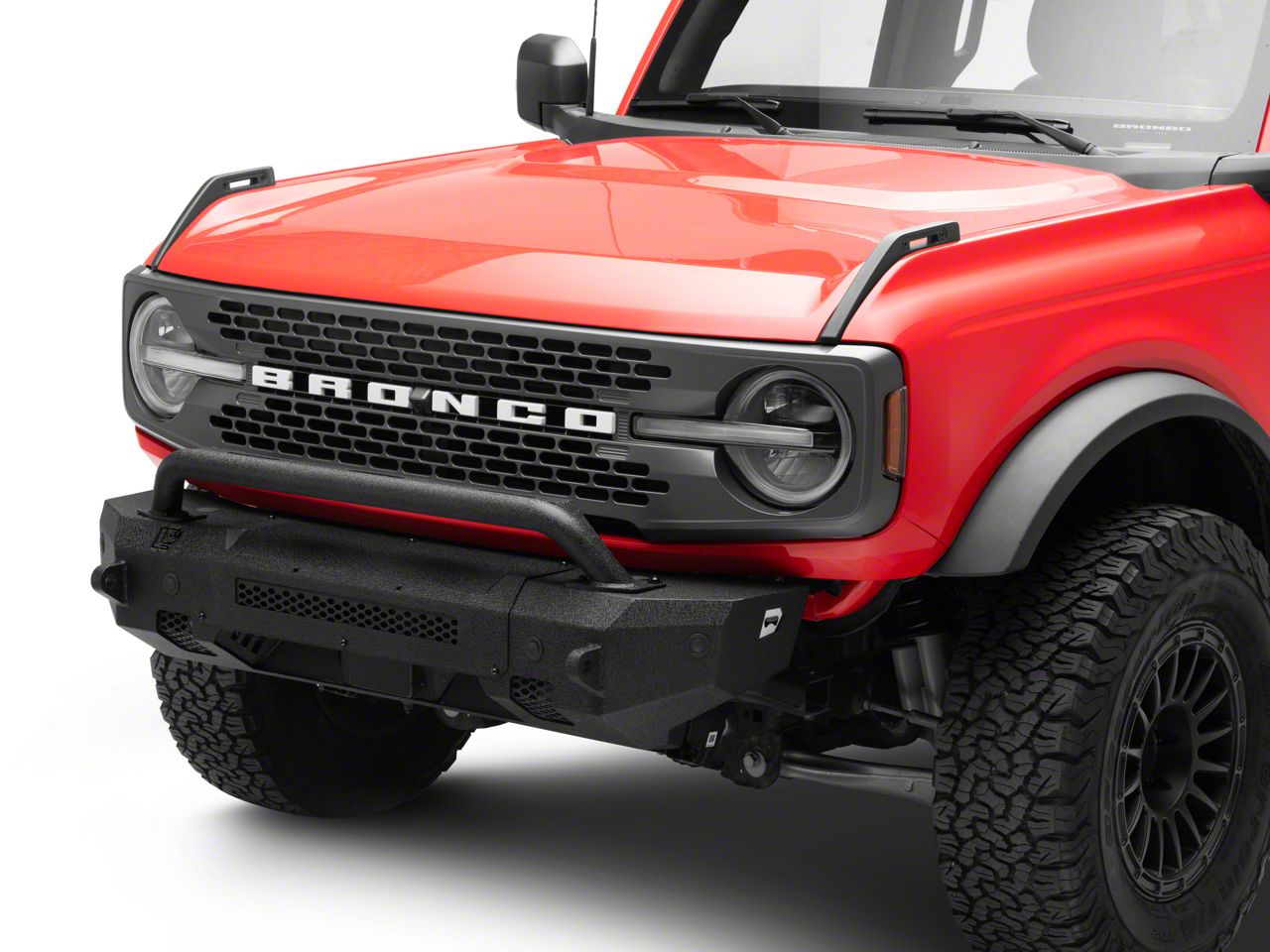 Bronco Front Bumper with Tubular Rider Hoop (21-24 Bronco, Excluding ...