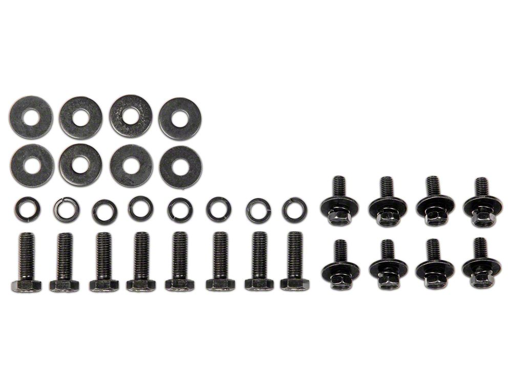 Barricade Replacement Rocker Armor Hardware Kit for FB8043 Only (21-25 Bronco 2-Door) | Barricade