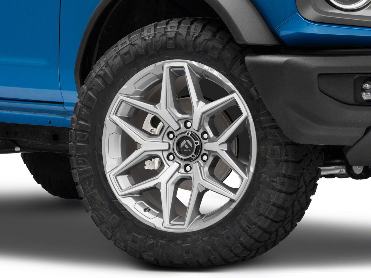 Fuel Wheels Bronco Flux Platinum 6-Lug Wheel; 20x9; 20mm Offset ...