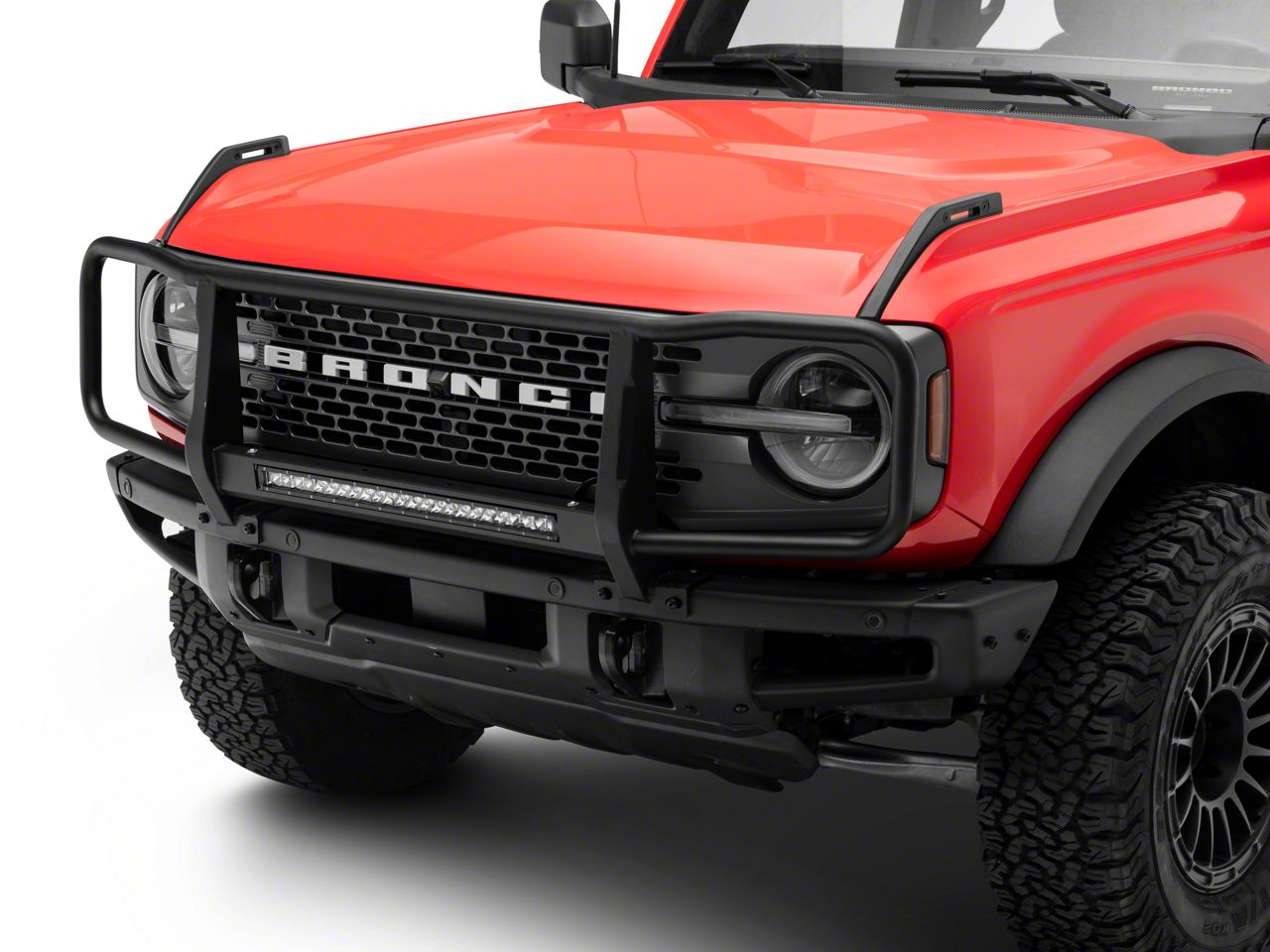 Bronco Modular Brush Guard; Black (21-24 Bronco, Excluding Raptor ...