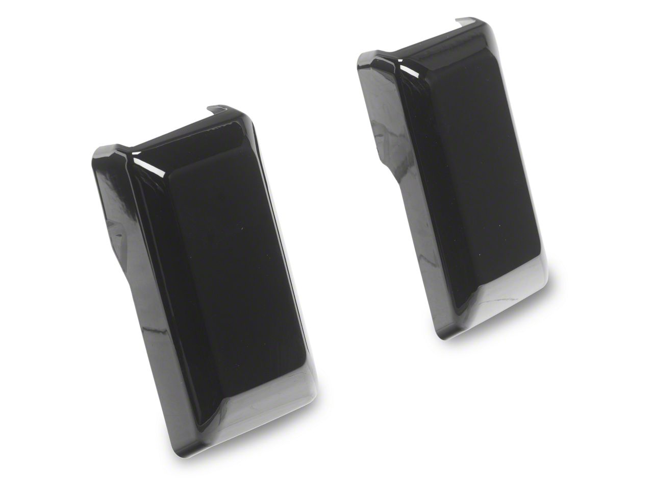 RedRock Bronco Rear Window Hinge Covers; Black FB28758 (21-23 Bronco w ...