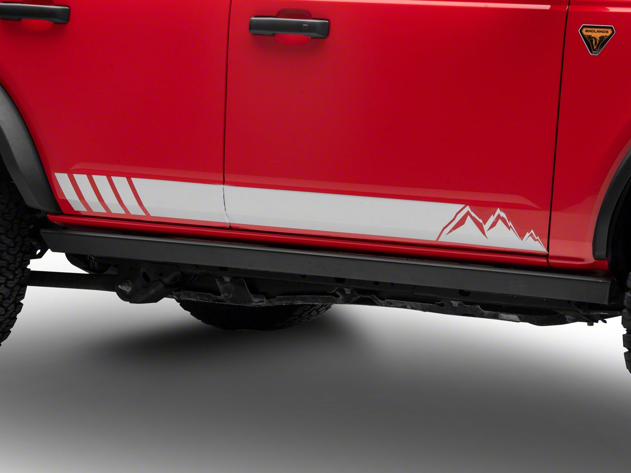 SEC10 Bronco Mountain Rocker Stripes: Silver FB29276 (21-24 Bronco ...