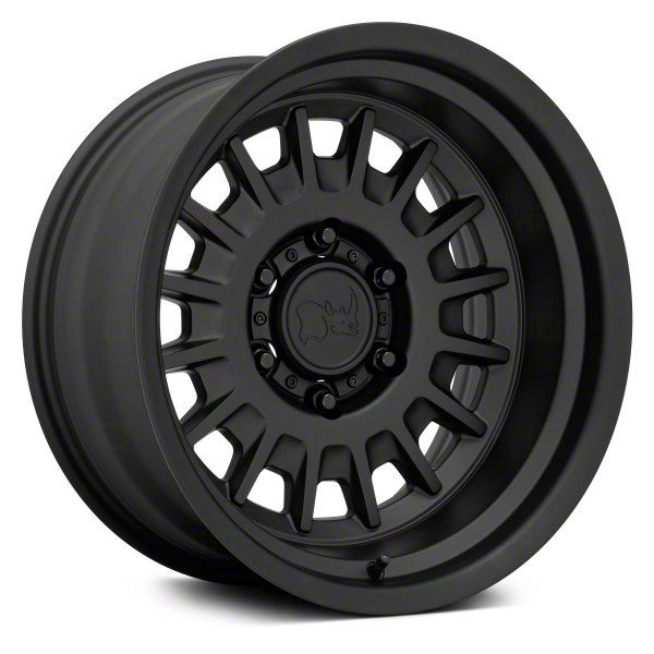 Black Rhino Tacoma Aliso Matte Black 6-Lug Wheel; 16x8; -25mm Offset ...