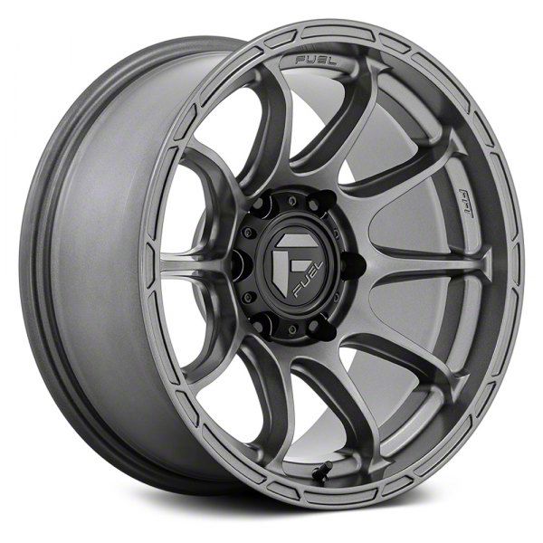 Fuel Wheels Bronco Variant Matte Gunmetal 6-Lug Wheel; 20x9; 1mm Offset ...