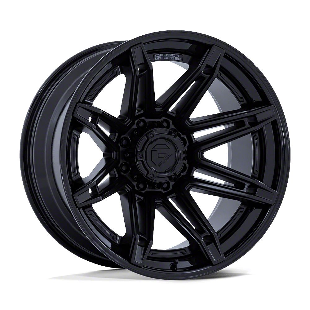 Fuel Wheels Bronco Fusion Forged Brawl Matte Black with Gloss Black Lip ...