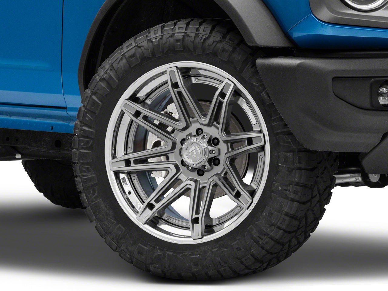 Fuel Wheels Bronco Fusion Forged Brawl Platinum with Chrome Lip 6-Lug ...