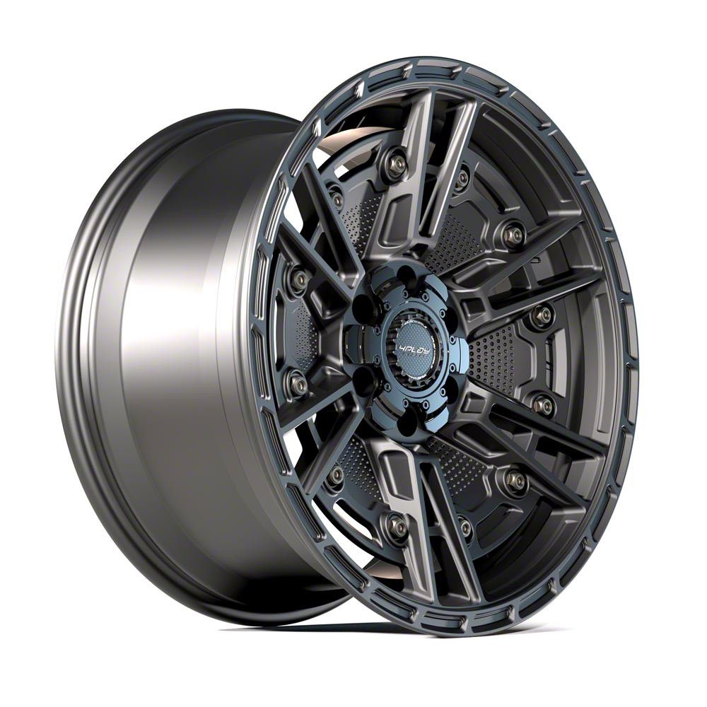 4Play Bronco Sport2.0 4PS01 Matte Black 6-Lug Wheel; 17x9; -6mm Offset ...