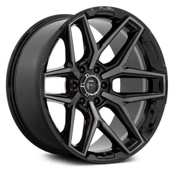 Fuel Wheels Bronco Fusion Forged Flux Gloss Black Brushed with Gray ...