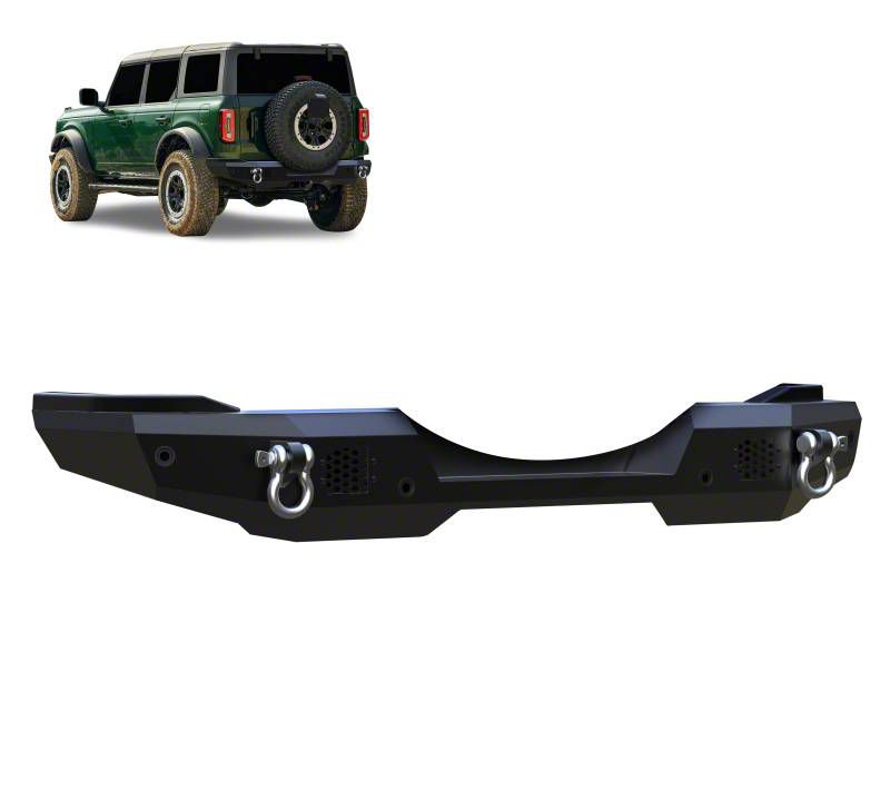 Bronco Armour Heavy Duty Rear Bumper (21-24 Bronco, Excluding Raptor ...