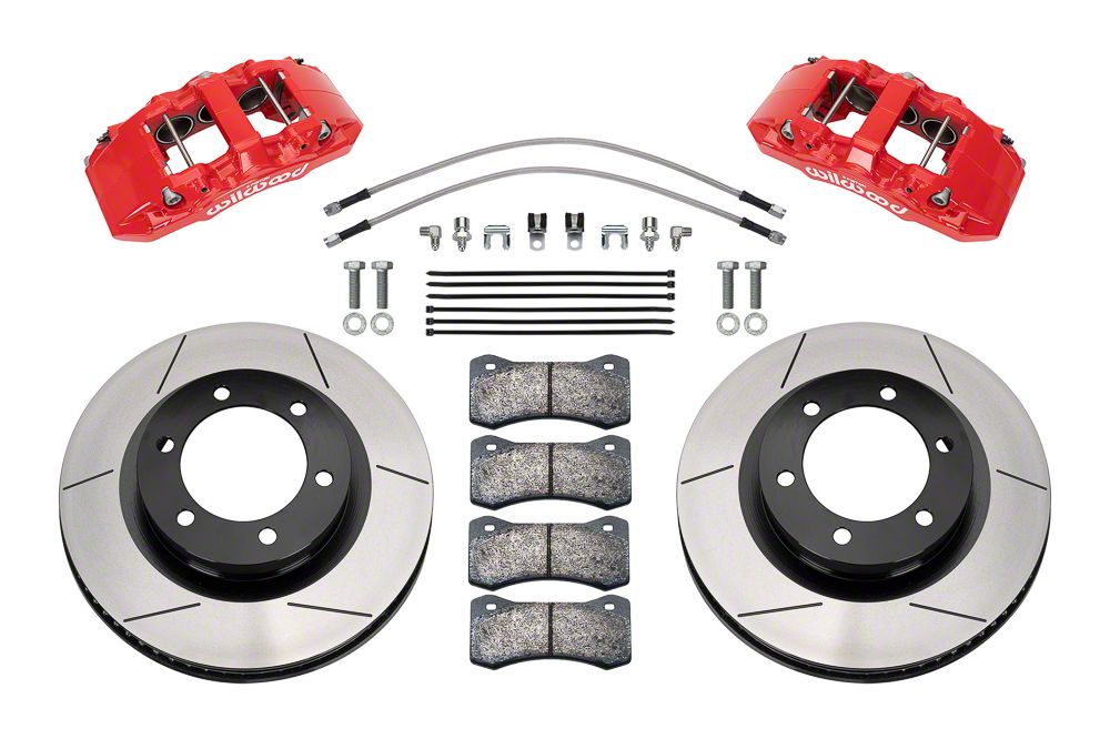 Wilwood Bronco AERO6-DM Front Big Brake Kit with 13.38-Inch Slotted ...