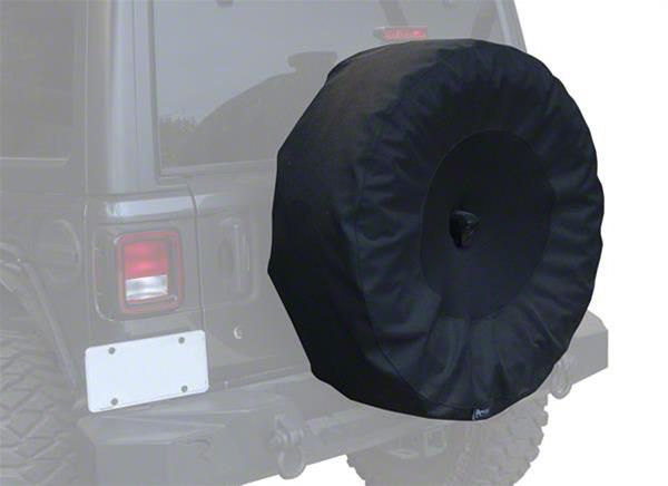 Bronco 33 to 35-Inch Spare Tire Cover; Black (21-24 Bronco) - Free Shipping
