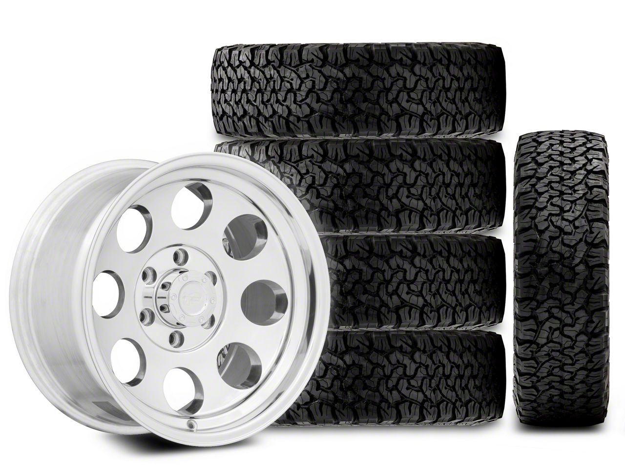 Bronco 17x9 Pro Comp 69 Series Wheel & 34in BF Goodrich All-Terrain T/A ...