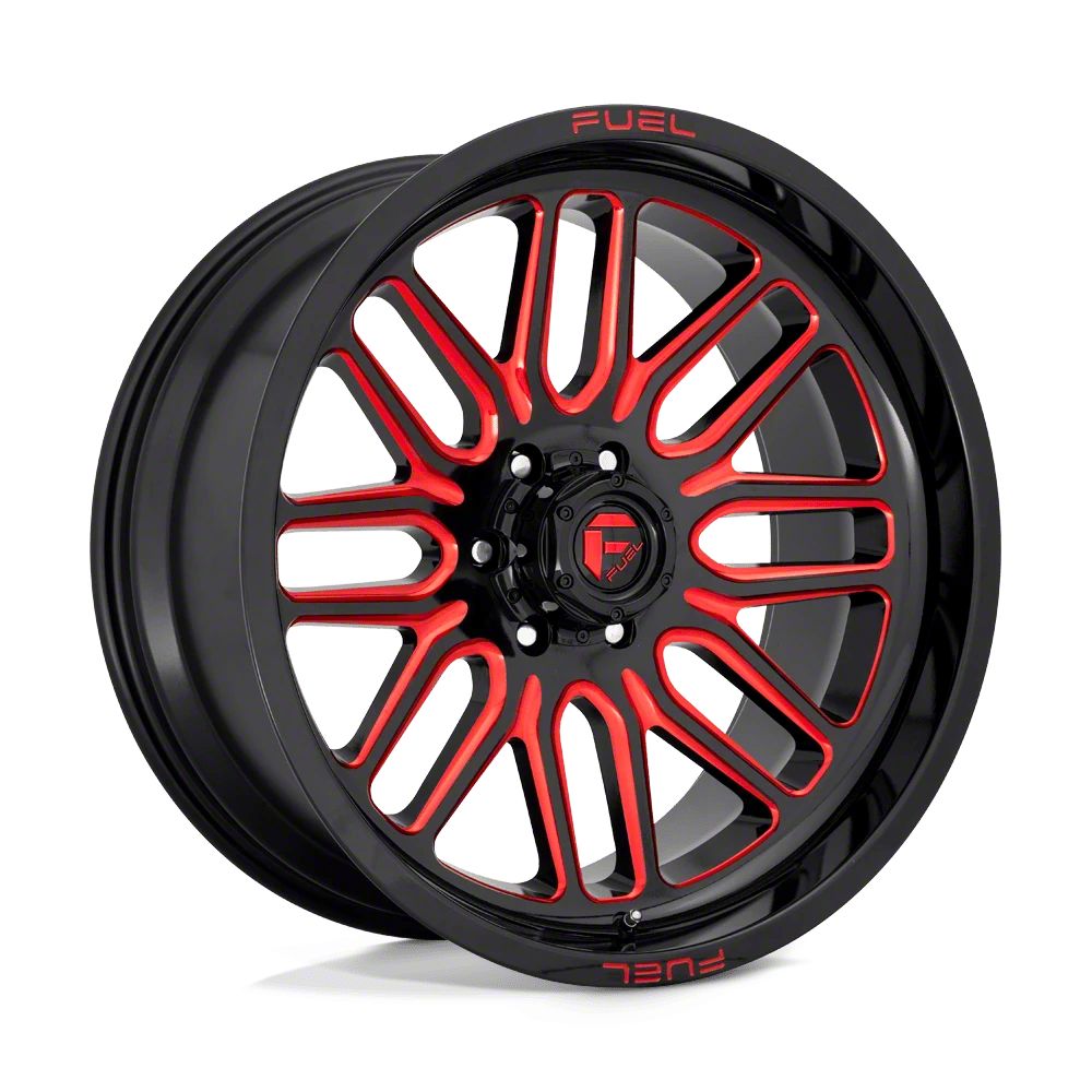 Fuel Wheels Bronco Ignite Gloss Black with Red Tinted Clear 6-Lug Wheel ...