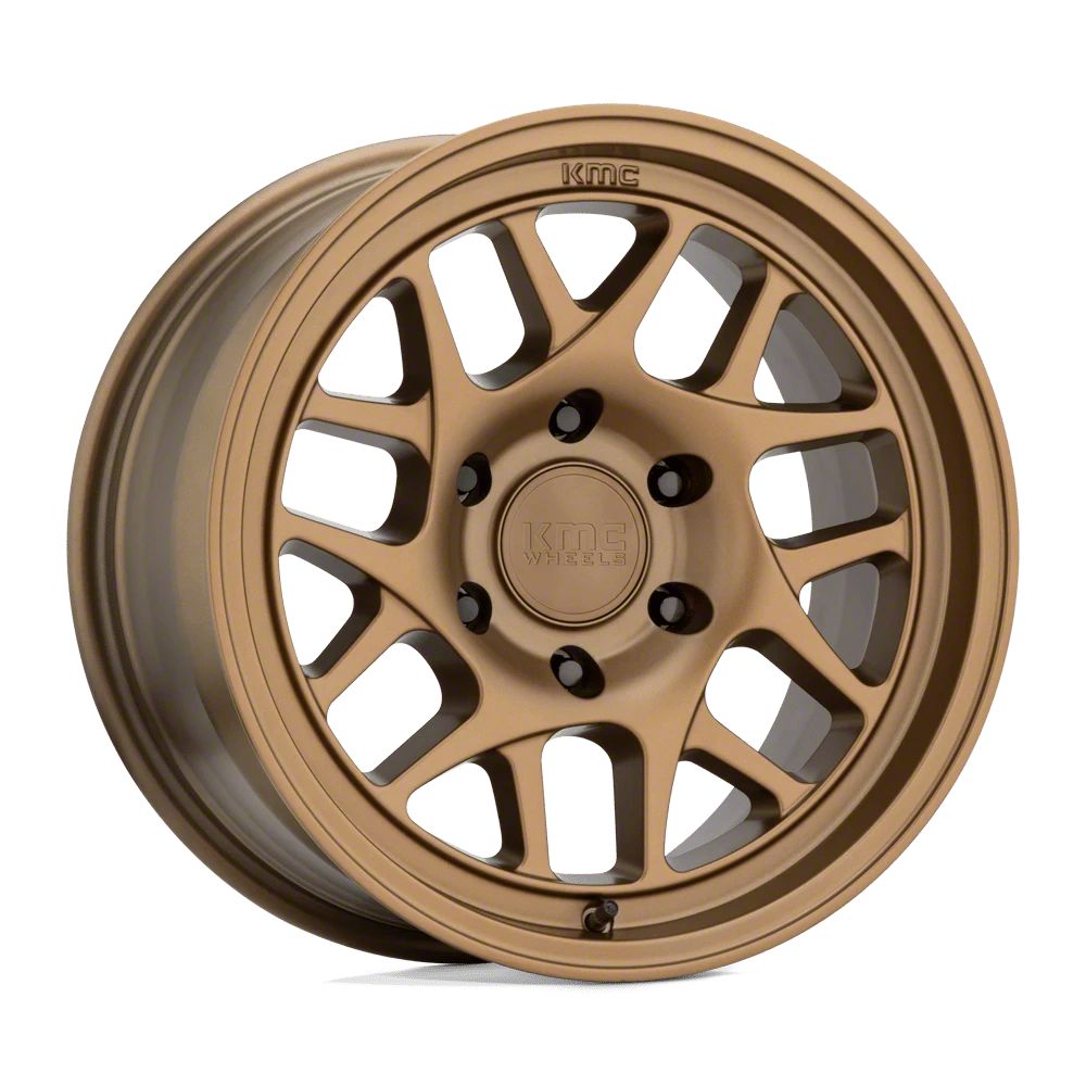KMC Bronco Bully OL Matte Bronze 6-Lug Wheel; 17x8.5; 18mm Offset ...