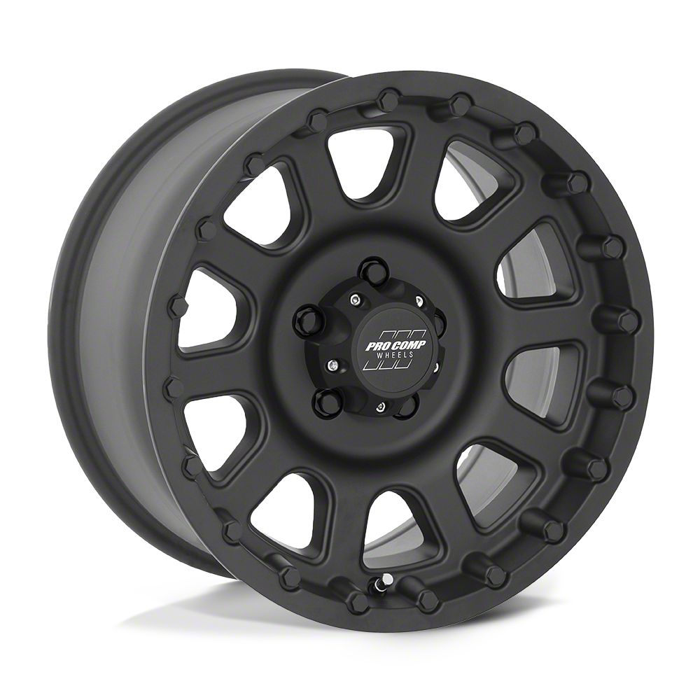 Pro Comp Wheels Bronco Bandido Flat Black 6-Lug Wheel; 16x8; 0mm Offset ...