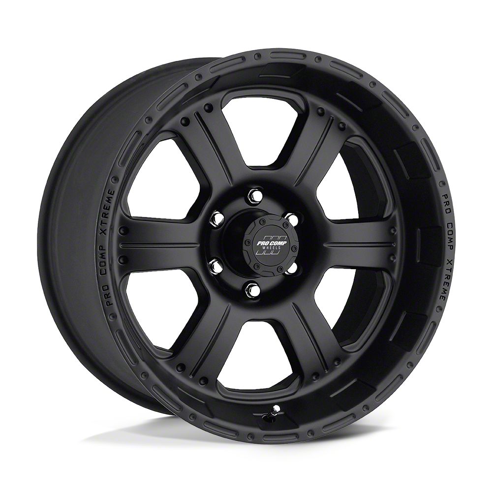 Pro Comp Wheels Bronco Kore Flat Black 6-Lug Wheel; 16x8; 0mm Offset ...