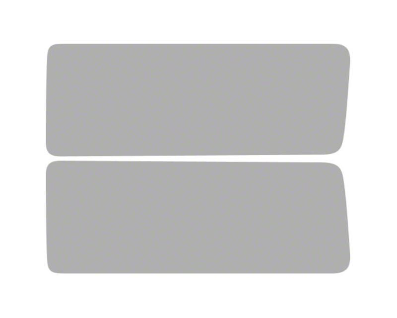 Bronco Window Tint Pre-Cut Kit; Rear Quarters; 5% Dark (21-24 Bronco ...