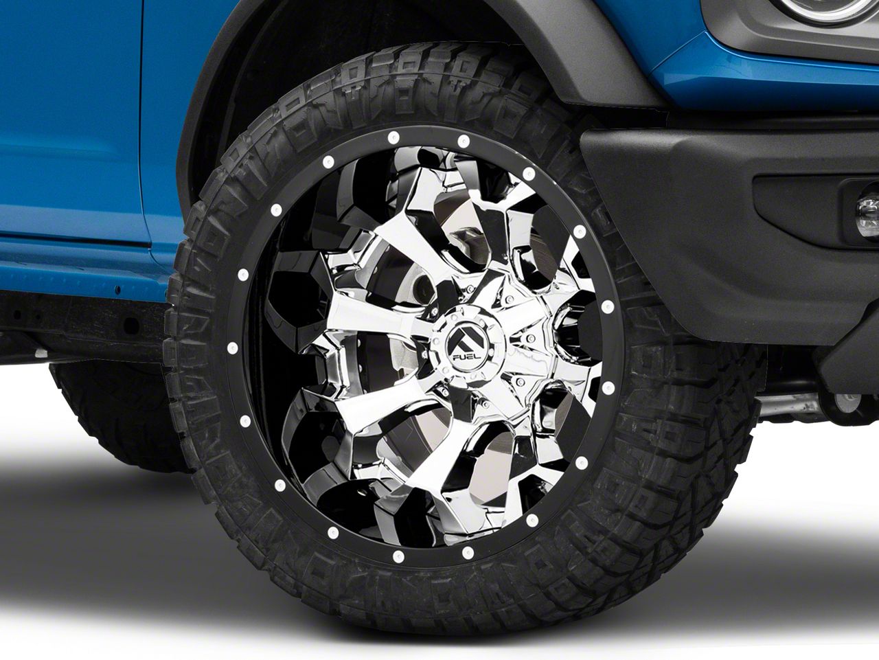 Fuel Wheels Bronco Assault Chrome 6-Lug Wheel; 22x12; -44mm Offset ...