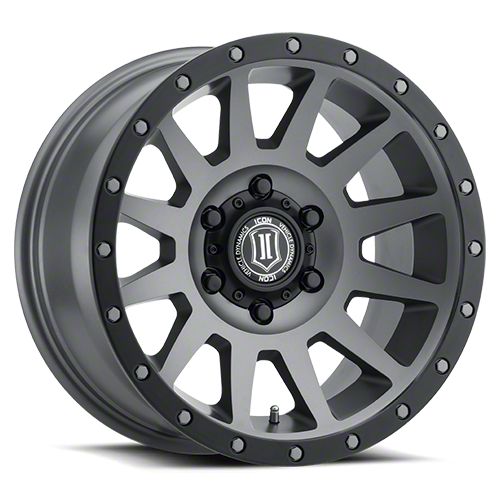 ICON Alloys Toyota 4-Runner Compression Titanium 6-Lug Wheel; 20x10 ...
