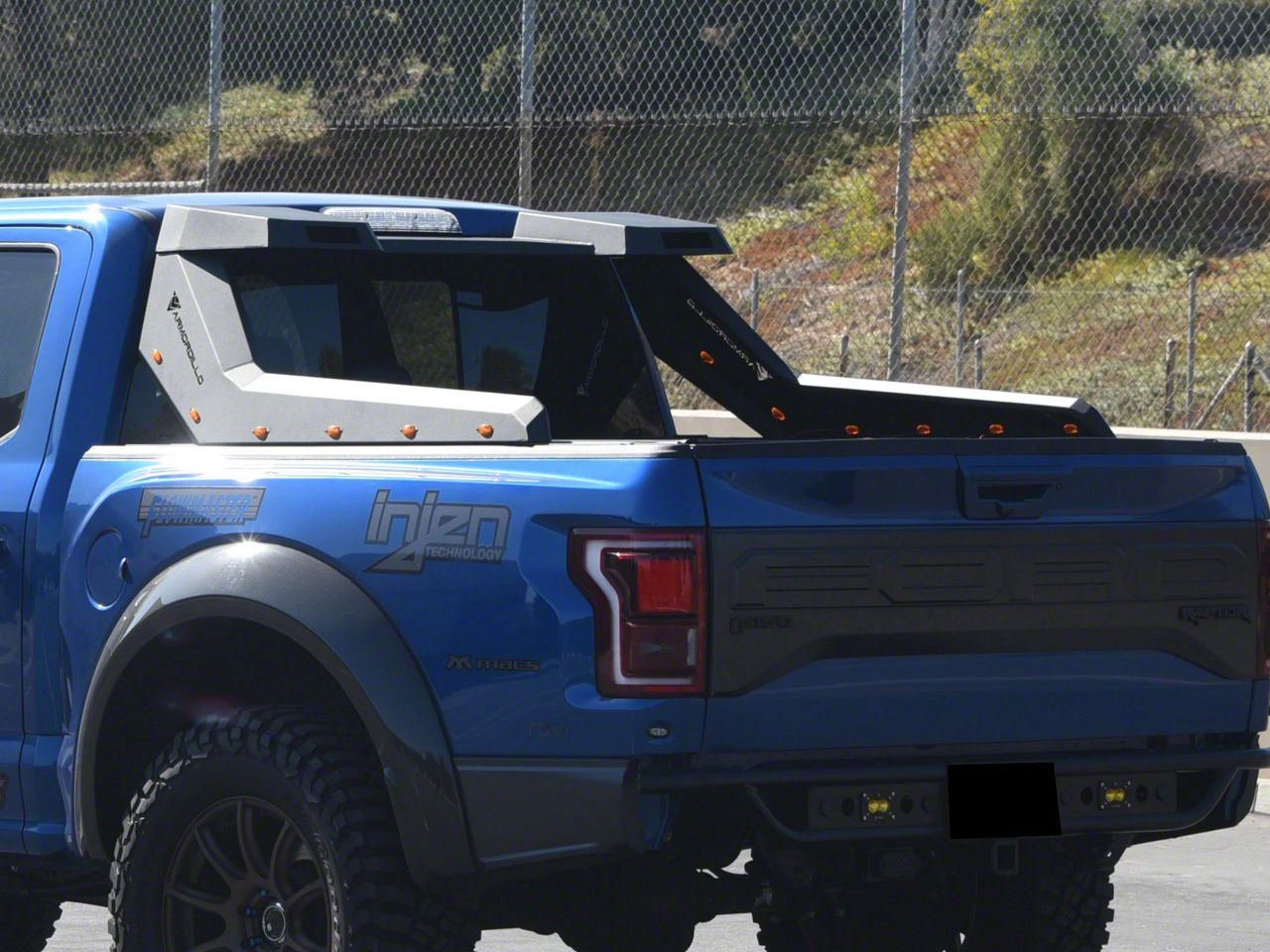 Armordillo Tacoma Stealth Chase Rack; Matte Black 7161832 (05-23 Tacoma ...