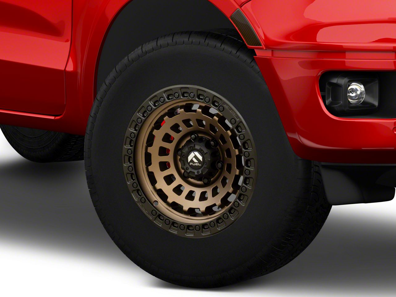Fuel Wheels Tundra Zephyr Matte Bronze with Black Bead Ring 6-Lug Wheel ...