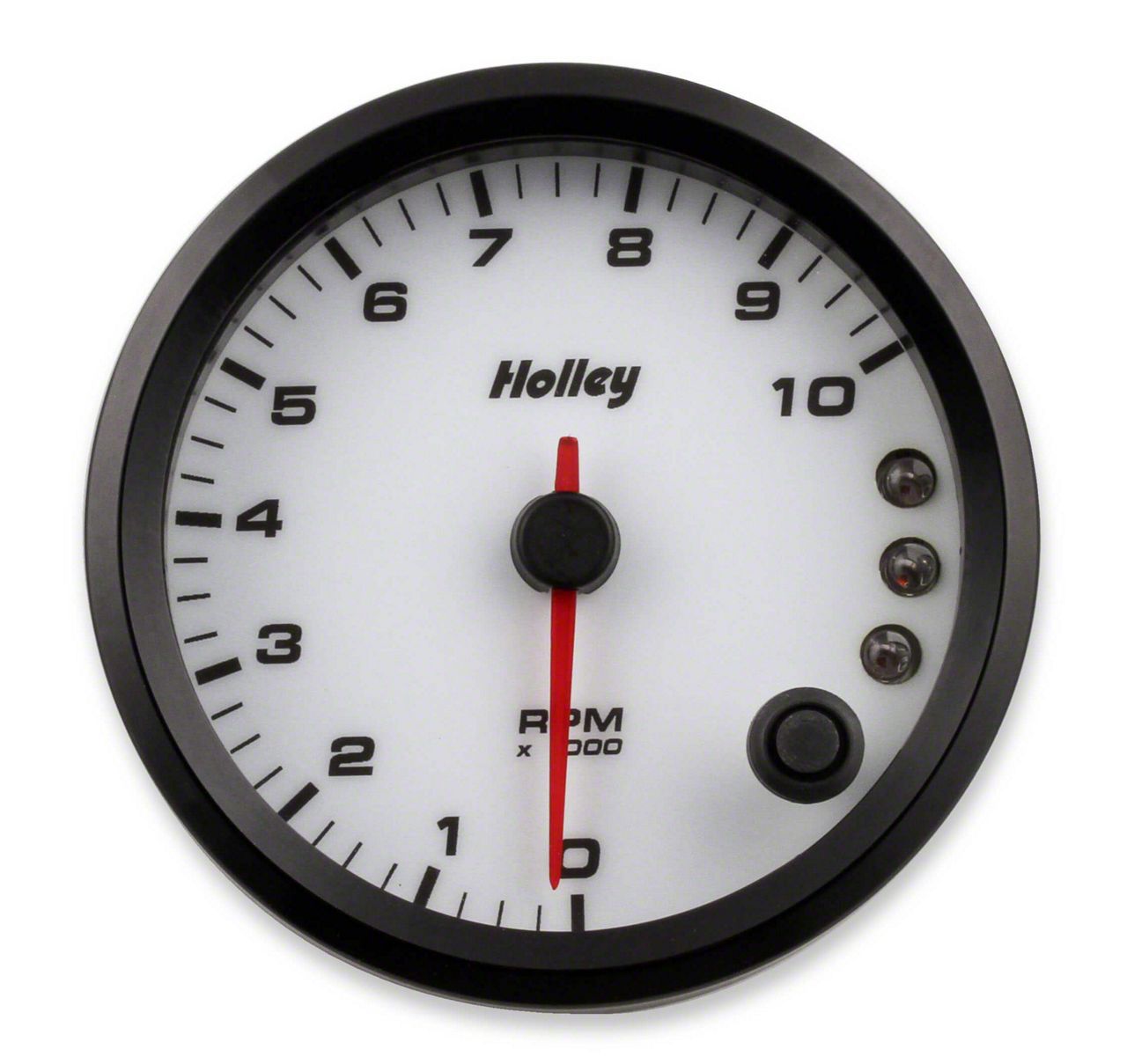 Holley Performance Jeep Wrangler 3-3/8-Inch 10K Tachometer with Shift ...