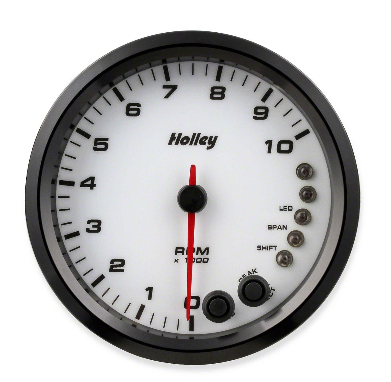 Holley Performance Jeep Wrangler 4-1/2-Inch 10K Tachometer with Shift ...