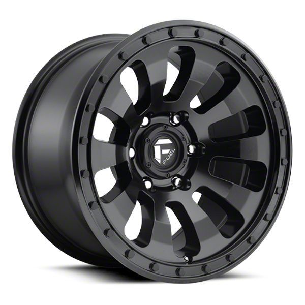 Fuel Wheels Silverado 1500 Tactic Matte Black 6-Lug Wheel; 17x9; -12mm ...