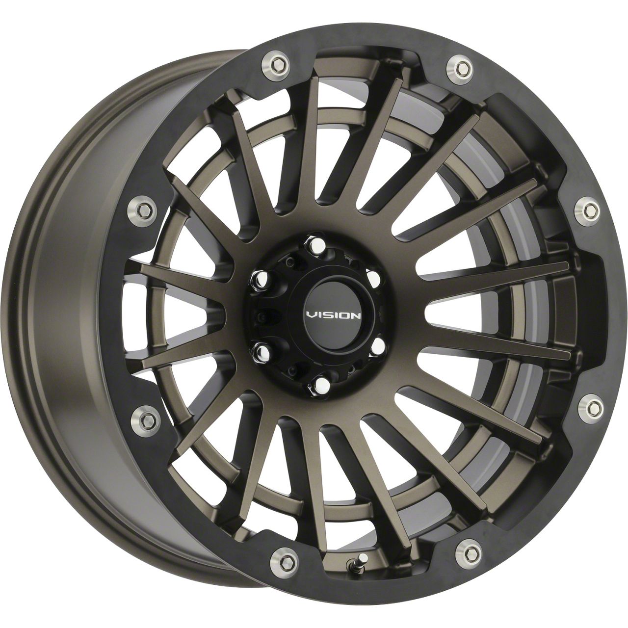 Vision Off-Road Bronco Creep Satin Bronze 6-Lug Wheel; 18x9; -12mm ...