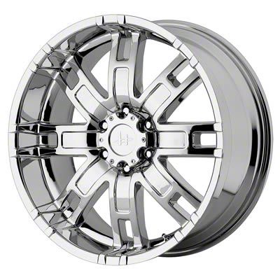 HELO Silverado 1500 HE835 Chrome 6-Lug Wheel; 20x9; 18mm Offset ...