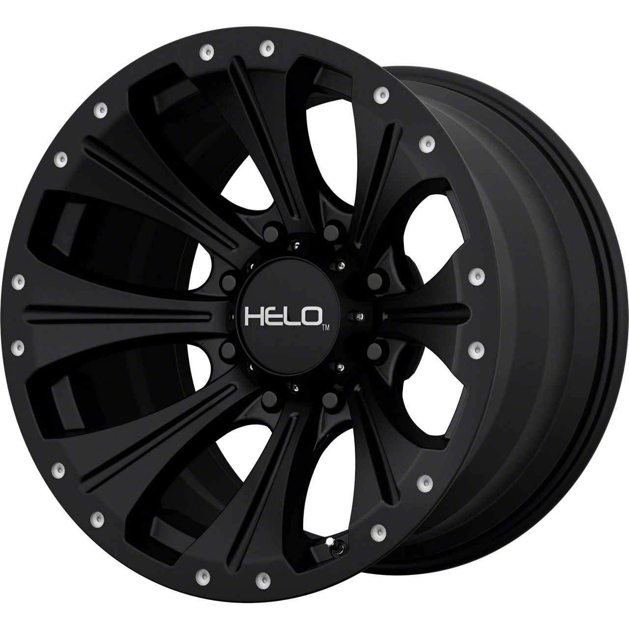 HELO Silverado 1500 HE901 Satin Black 6-Lug Wheel; 20x9; -12mm Offset ...