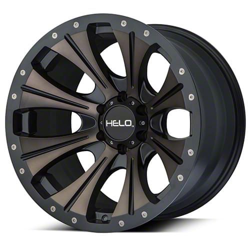 HELO Toyota 4-Runner HE901 Satin Black Machined with Dark Tint 6-Lug ...