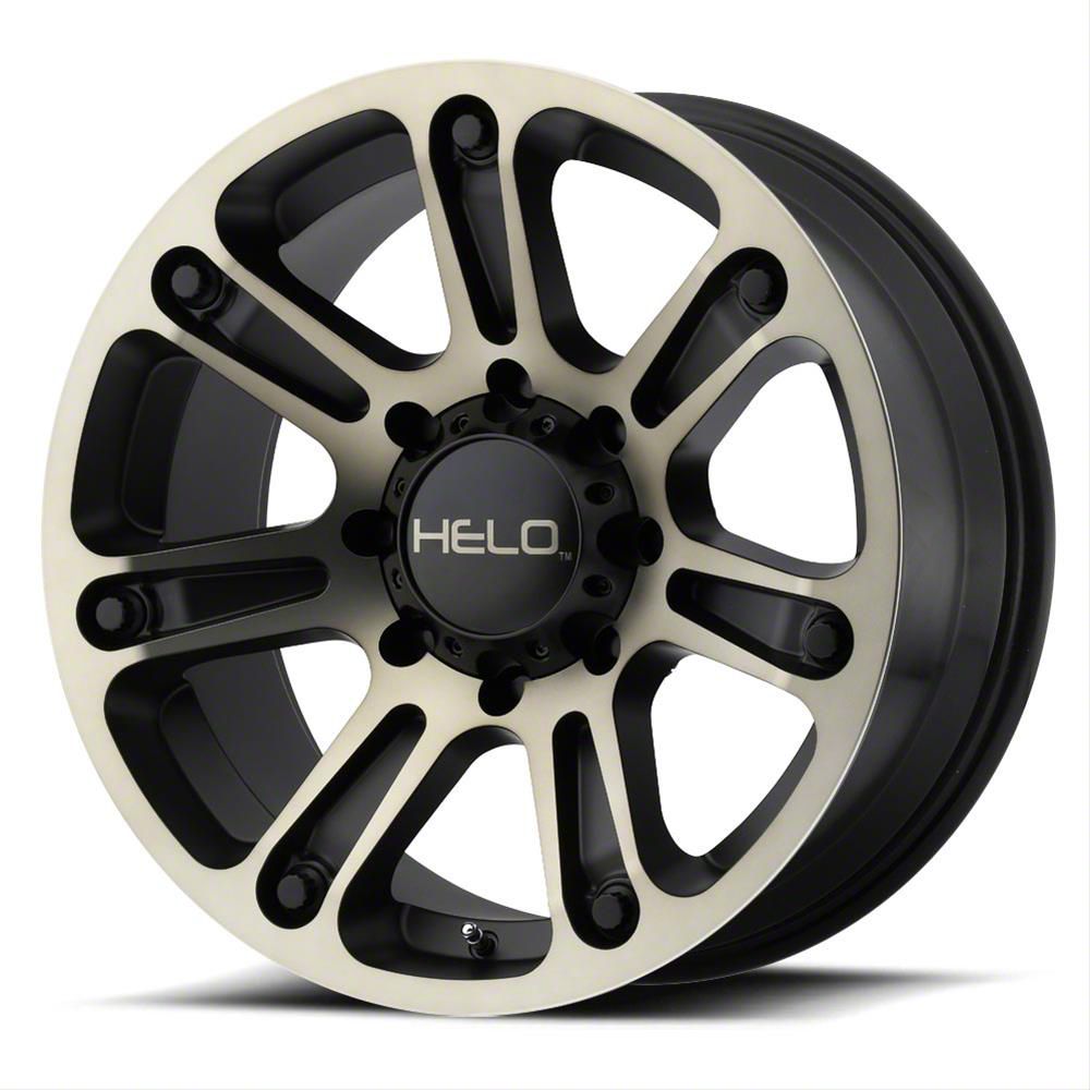 HELO Toyota 4-Runner HE904 Satin Black Machined with Dark Tint 6-Lug ...