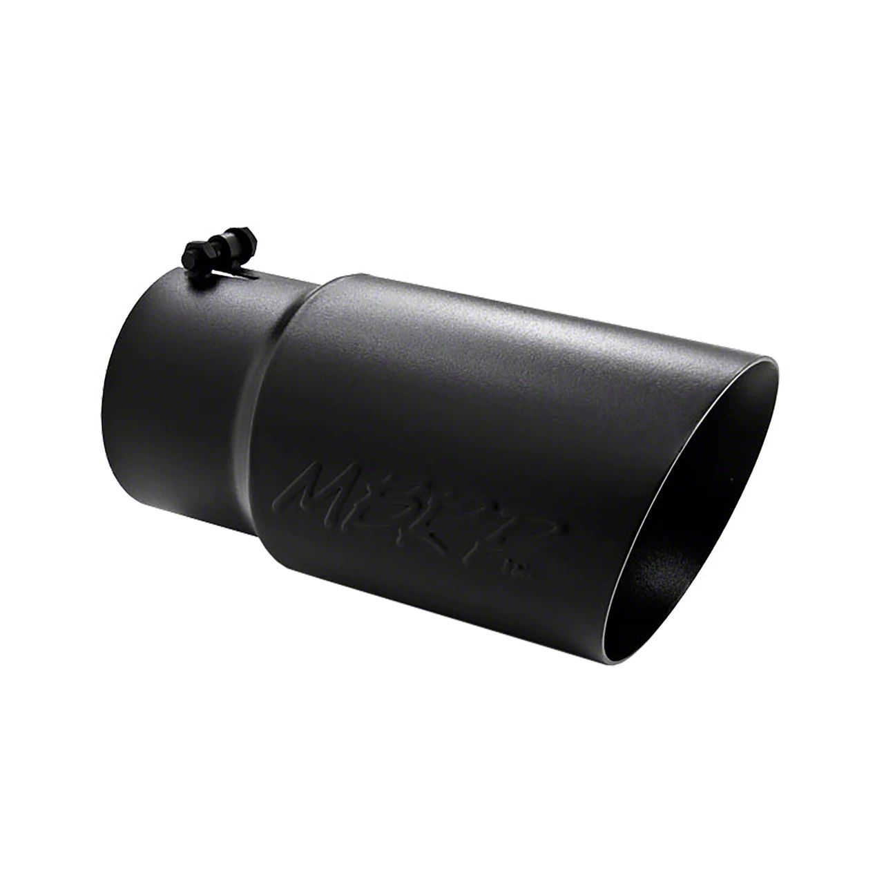 MBRP RAM 2500 6-Inch Black Dual Wall Angled Exhaust Tip; 5-Inch ...
