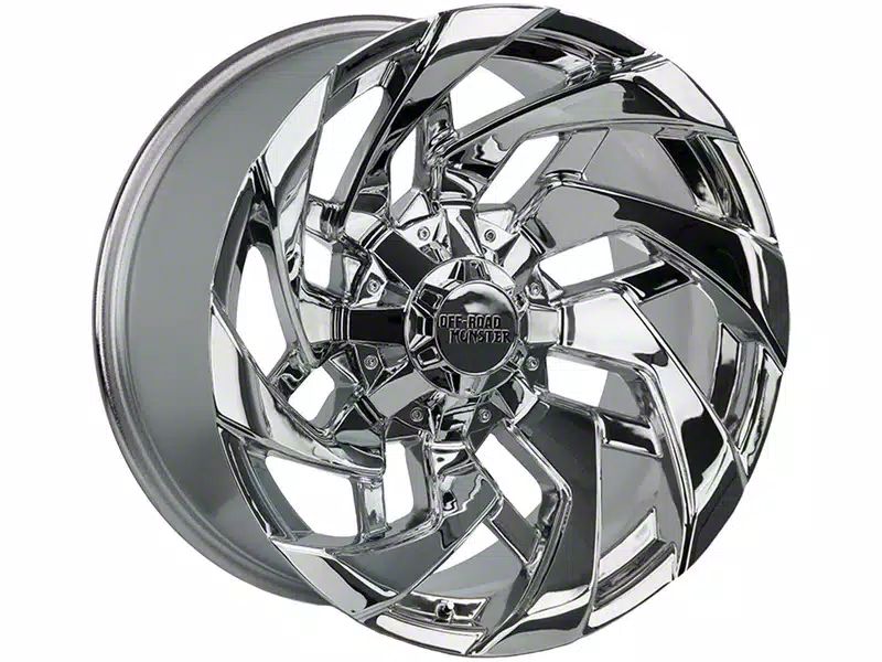Off-Road Monster RAM 3500 M24 Chrome 8-Lug Wheel; 20x10; -19mm Offset ...