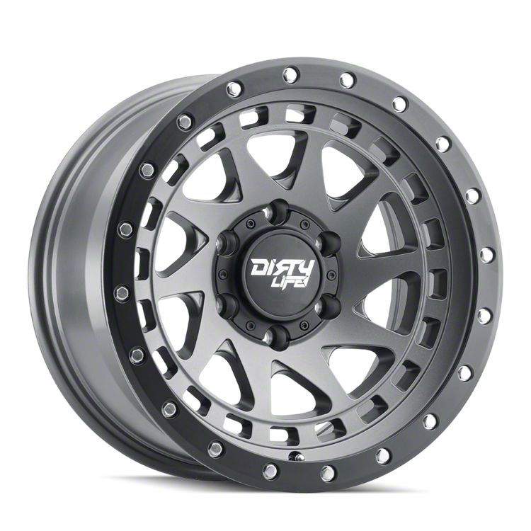 Dirty Life Toyota 4-Runner Enigma Pro Satin Graphite 6-Lug Wheel; 17x9 ...