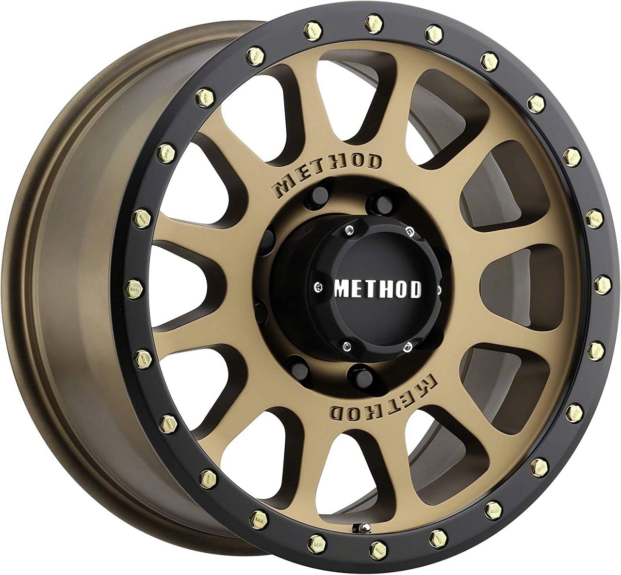 Method Race Wheels RAM 2500 MR305 NV Bronze Matte Black Lip 8-Lug Wheel ...