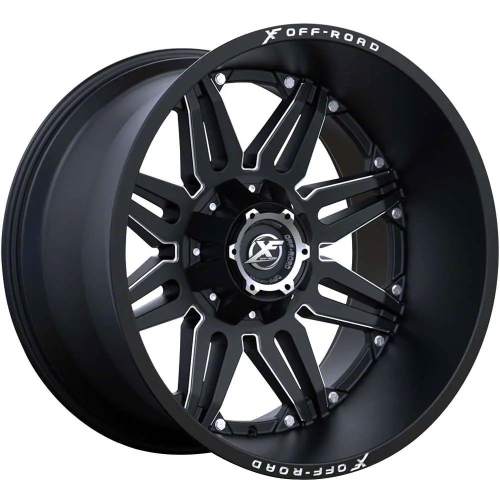 XF Offroad RAM 2500 XF-204 Matte Black 8-Lug Wheel; 20x9; 12mm Offset ...